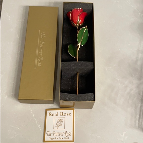 the forever rose | Accents | The Forever Rose Dipped In 24k Gold | Poshmark